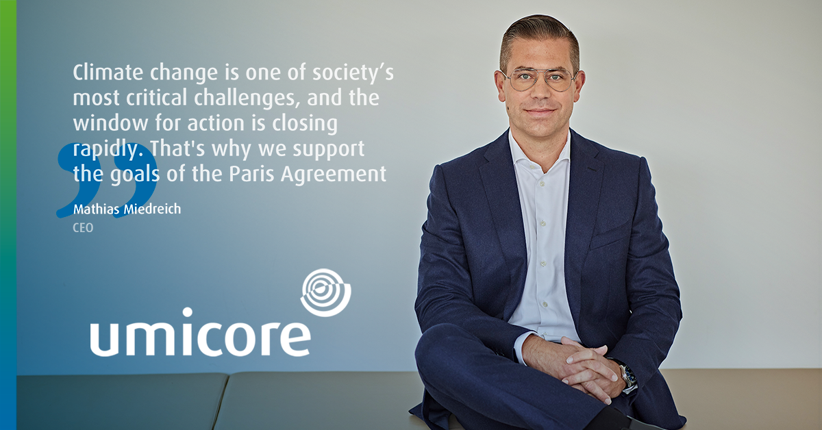 Our journey to decarbonization | Umicore