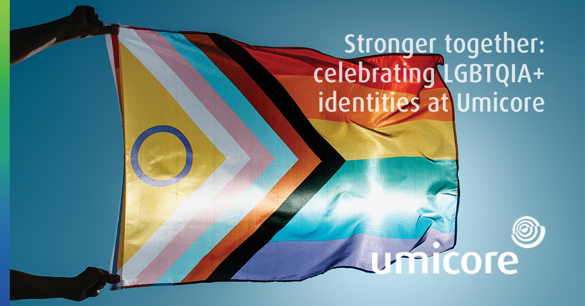 Stronger together: celebrating LGBTQIA+ identities at Umicore | Umicore
